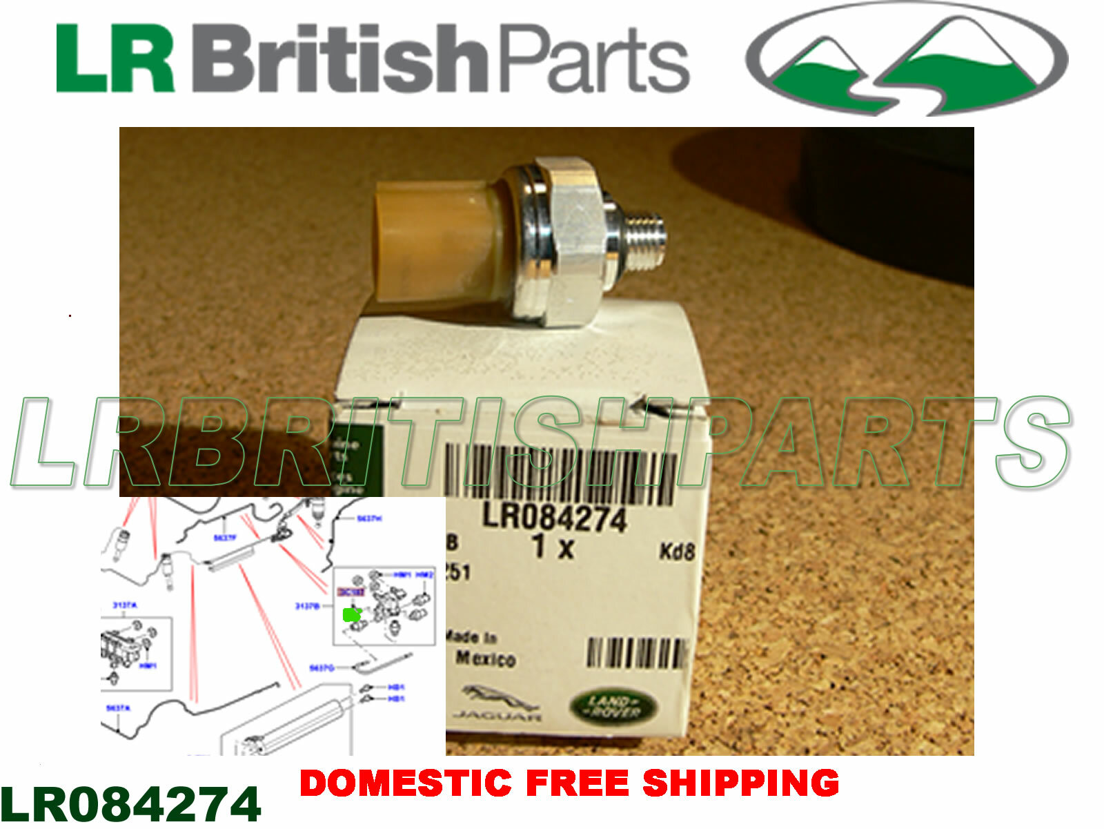 Genuine Land Rover Air Suspension Sensor LR084274 for Lr3 and Range ...