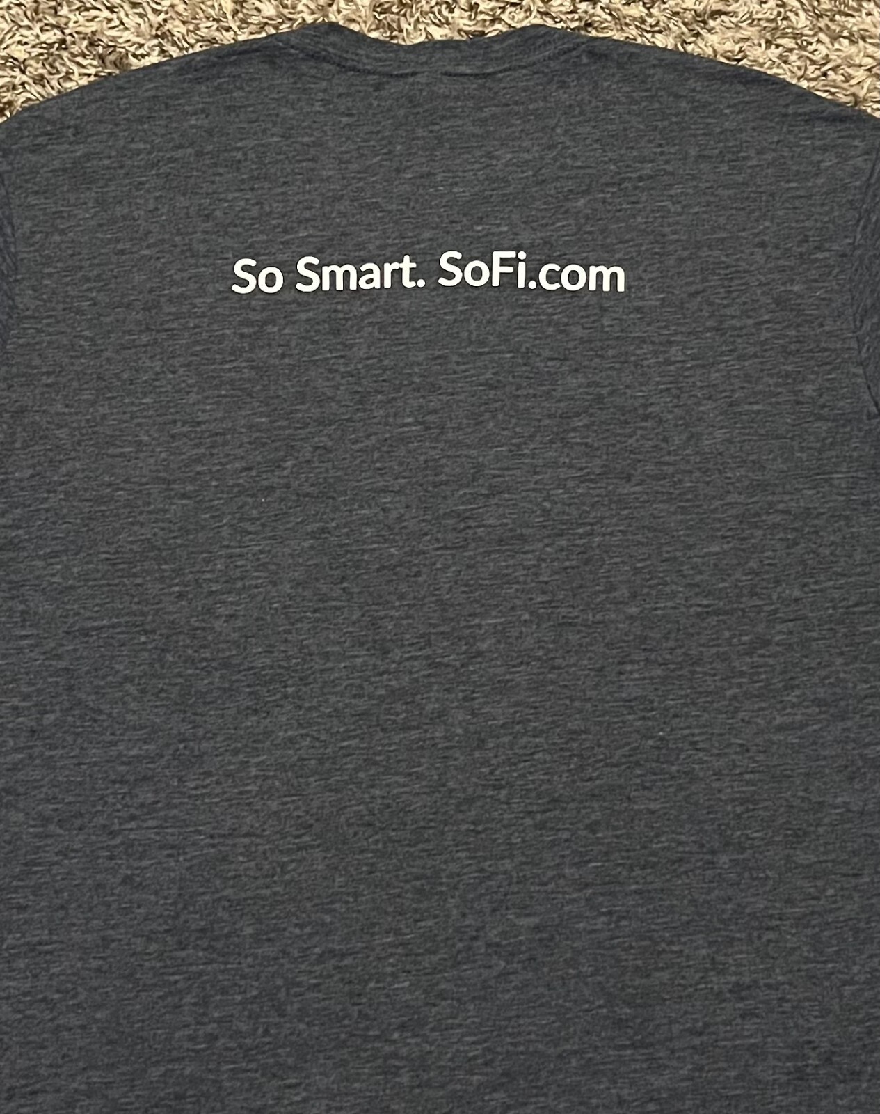 SoFi Official So Smart So SoFi.com Men's Gray T-Shirt… - Gem