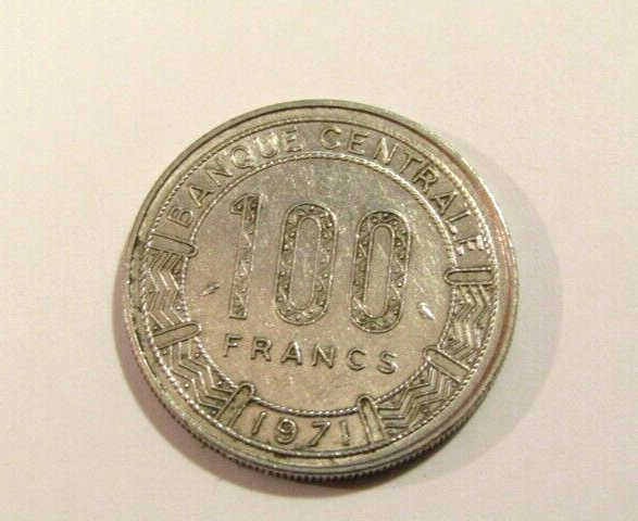 Cameroon 1971 100 Francs Coin | eBay