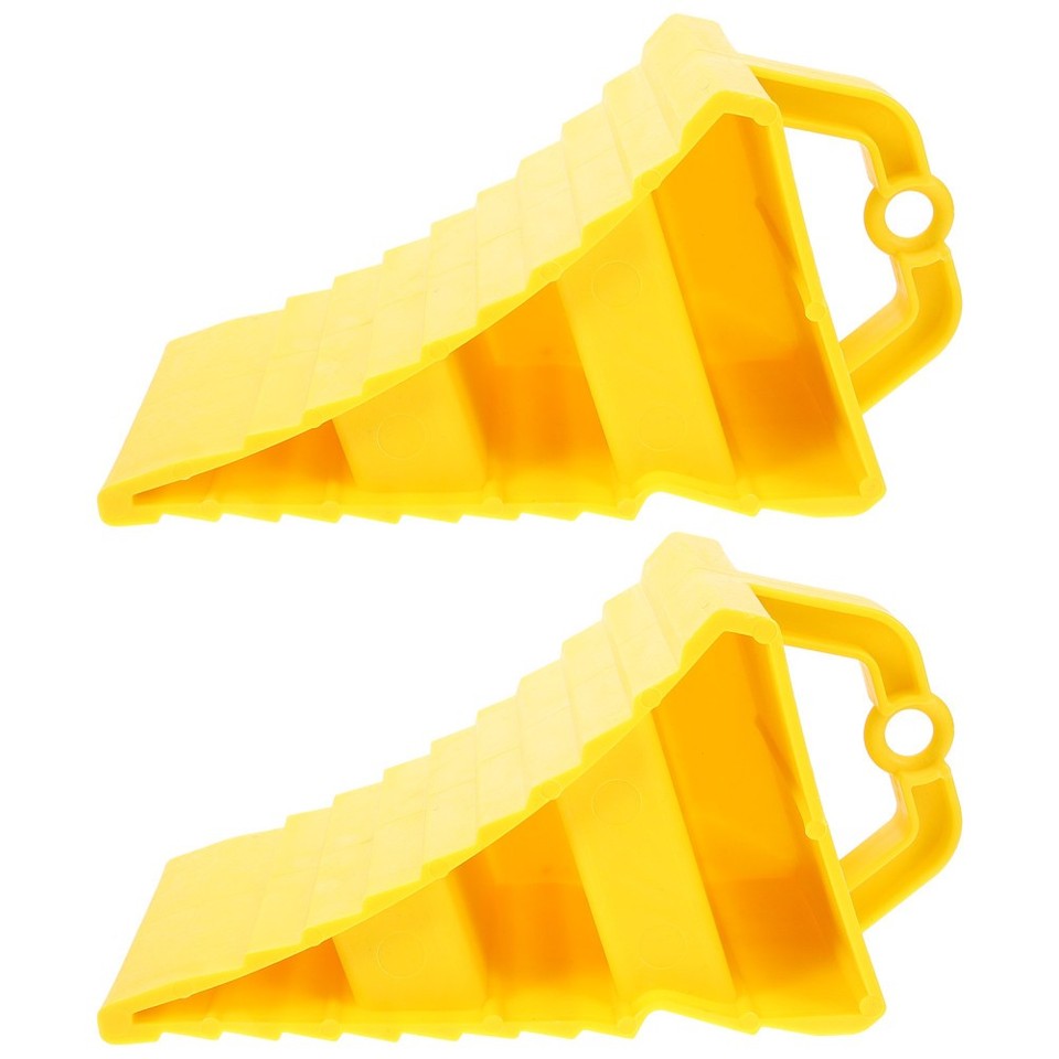 2 Pcs Wheel Stopper for Car Tire Block Chocks Cars Portable Stoppers ...