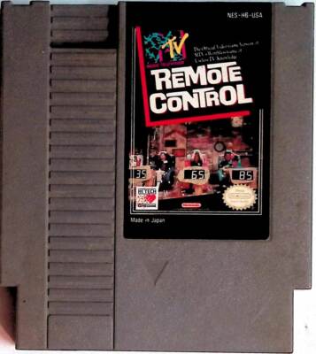 MTV Remote Control [Nintendo NES 1990] / NES-H6-USA / Hi Tech ...