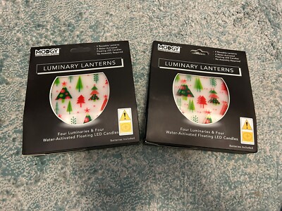 MODGY Luminary Christmas Lanterns Set of 4 | Coni (x2 Packs) | eBay ...