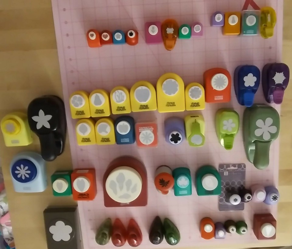 Flower, Leaf Punches 4 DIY Paper Flowers - Stampin Up, Punch Bunch ...