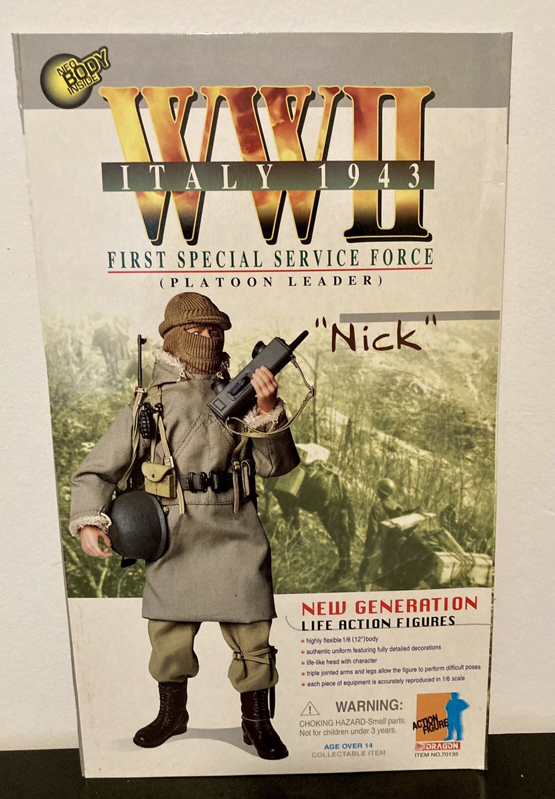 Dragon 1/6 WWII First Special Service Force “Nick” Front Box Cover-Art ...