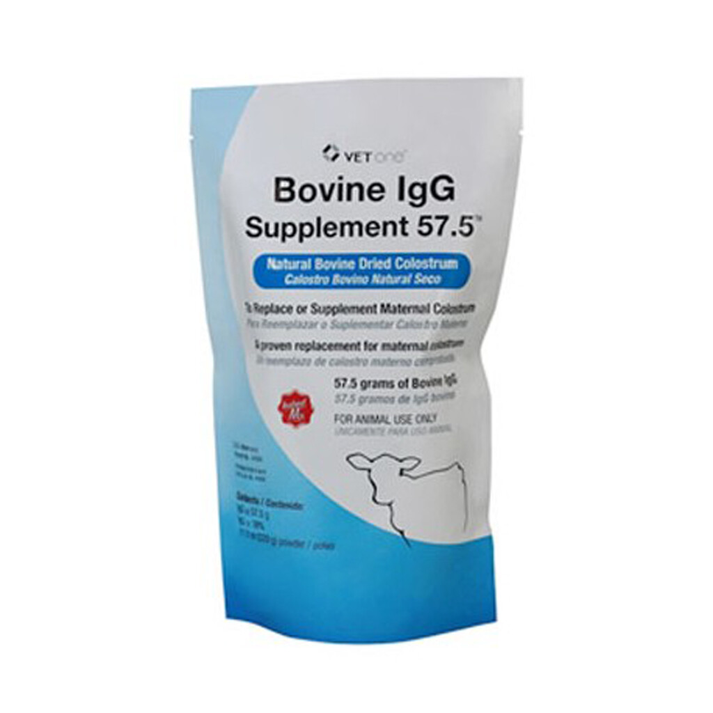 VetOne Natural Bovine Dried Colostrum IGG 57.5g Replacement Supplement ...
