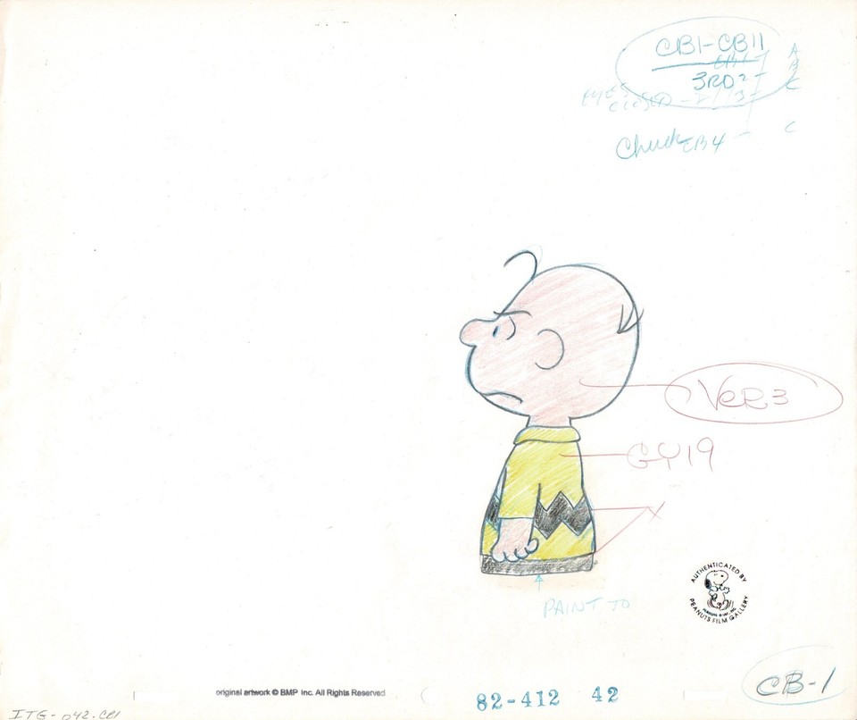 4 Lot: Goodbye Charlie Brown PEANUTS Animation Cels n Drawings 1983 ...