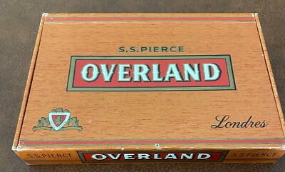 Overland - SS Pierce old cigar box very good condition | eBay