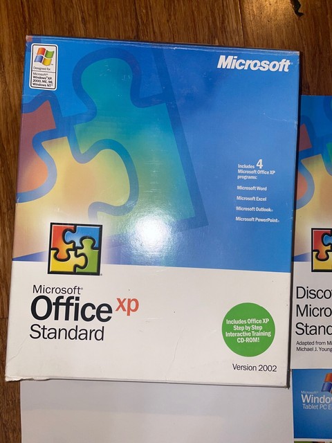 X08-62310 MICROSOFT OFFICE XP STANDARD CDROM 2002 EDITION for sale ...