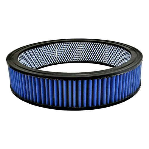Blue Air Filter 14 x 3 for Hot Rod/Muscle Car Air Cleaners - Washable ...