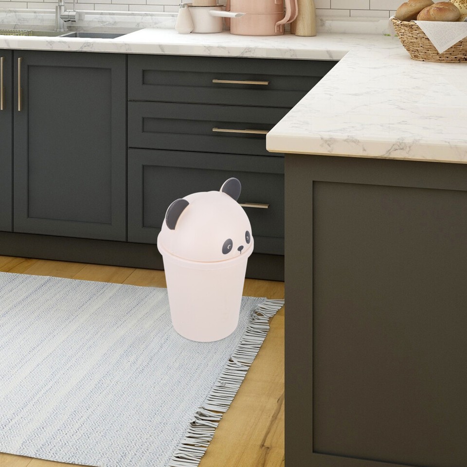 Panda Trash Can Large Capacity Trash Can with Lid Home Trash Can ...