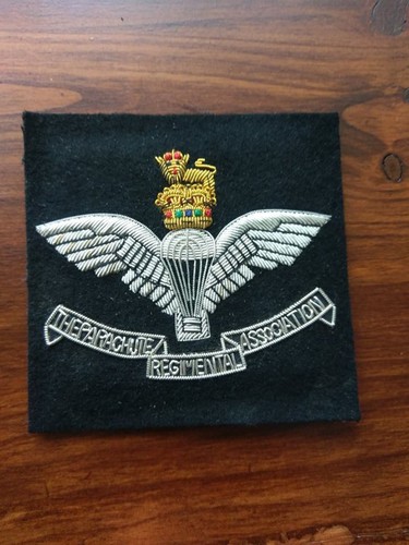 Parachute Regiment Association Para Embroidered Blazer Badge | eBay