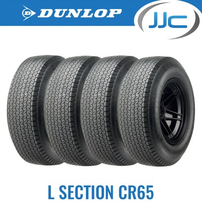 4 x Dunlop Historic/Classic/Vintage Racing Tyre M Section CR65 450M 13 ...