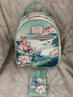 Loungefly Disney Mulan: Cri-Kee & Mulan Lotus Mini Backpack ...