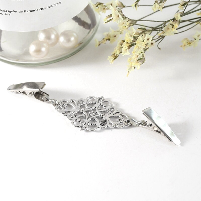 Women Cardigan Sweater Blouse Pin Shawl Brooch Flower Clips Shirt ...