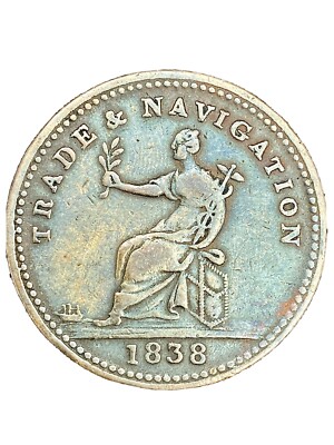 1838 British Guiana Tea Token XF | eBay