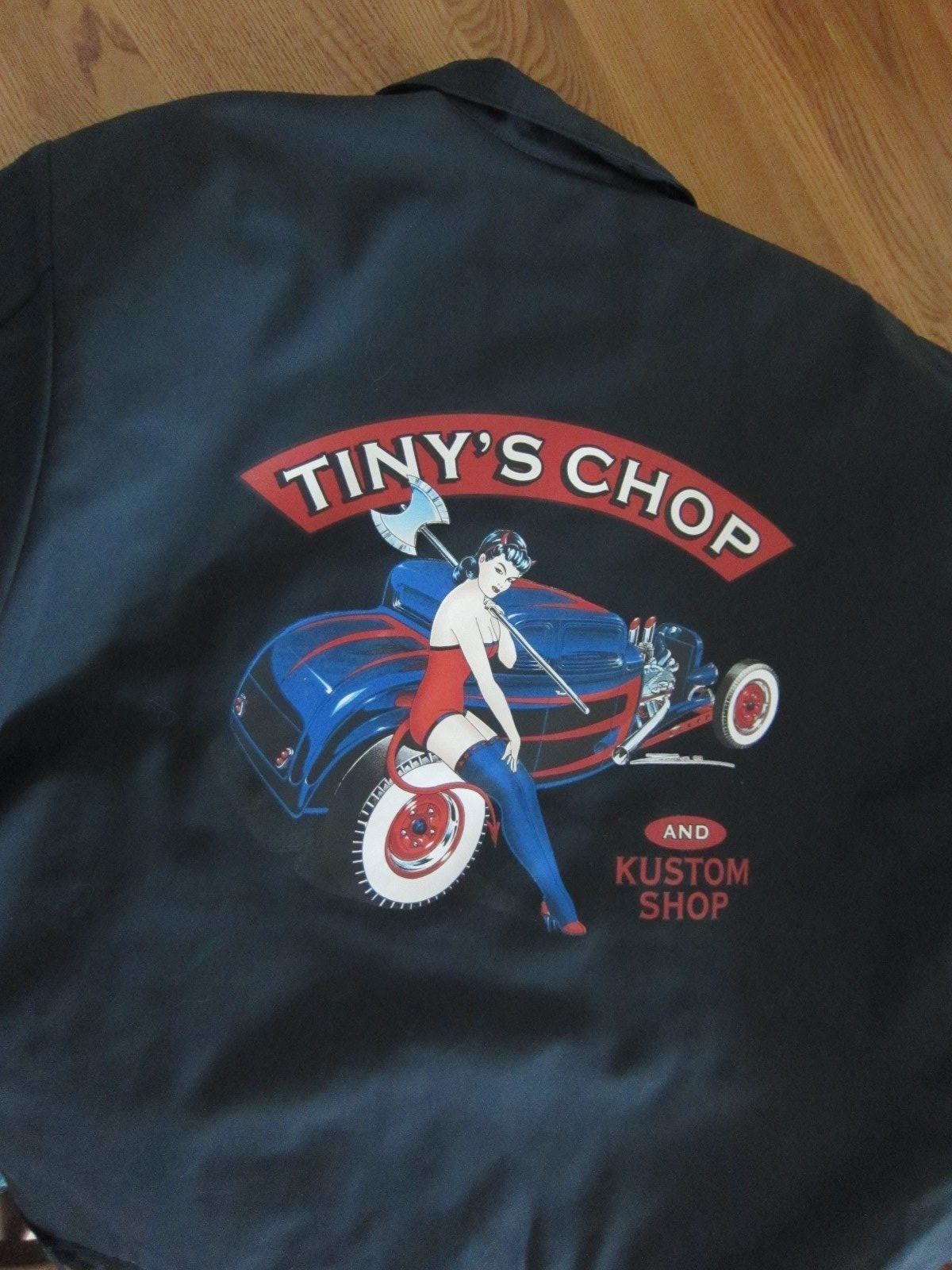 Rat Rod Hot Rod Zombie Hot Rod Wear Tiny's Chop Shop Jacket | eBay