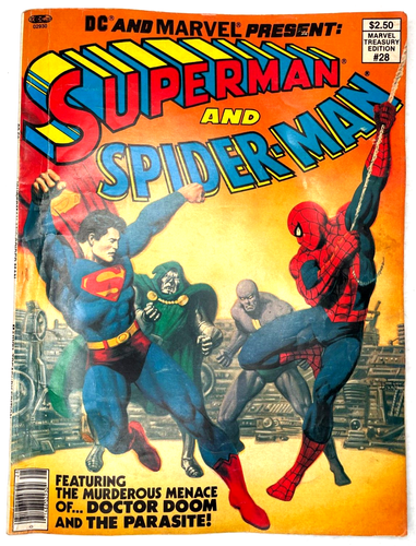 Marvel Treasury Edition 28 DC & Marvel Present Superman And Spider-man ...