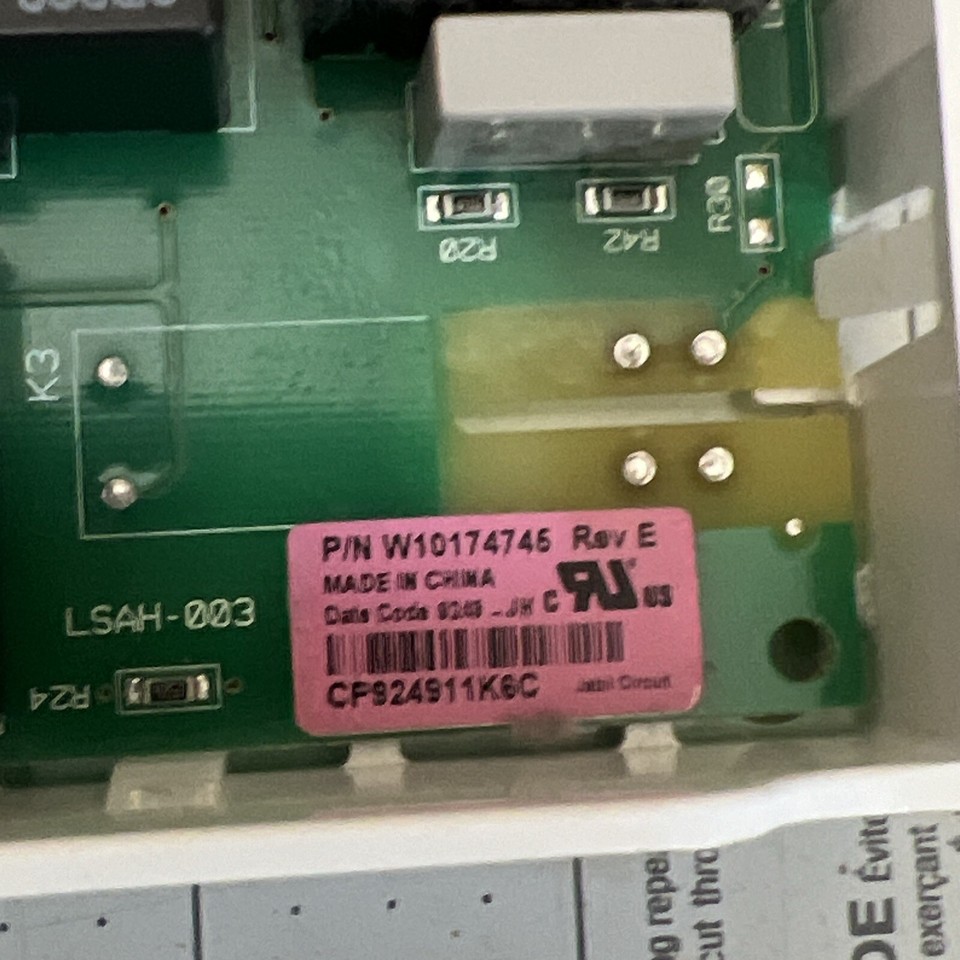 OEM Whirlpool Dryer Control Board W10174745 - Core credit available | eBay