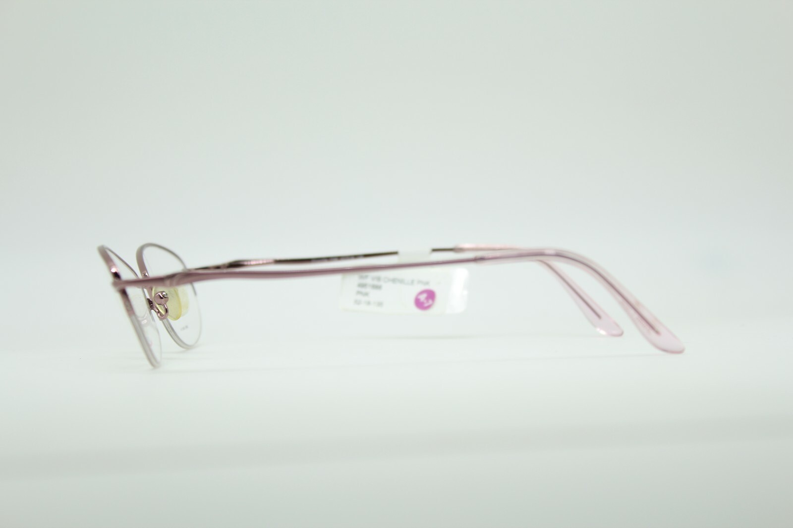 1 Unit NEW VISAGE PINK SEMI RIMLESS AUTHENTIC WOMENS EYEGLASSES 52-18 ...