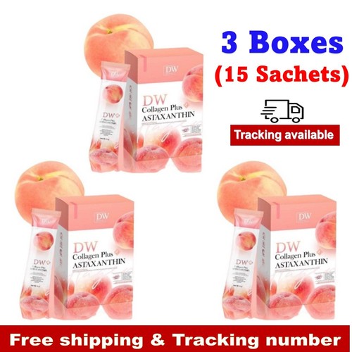 3x Dw Collagen Plus Astaxanthin Peach Flavor Beautiful Skin Clear Smooth Healthy | eBay
