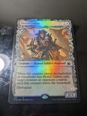 MTG Brutal Cathar Moonrage Brute Innistrad: Midnight Hunt 286 Regular ...