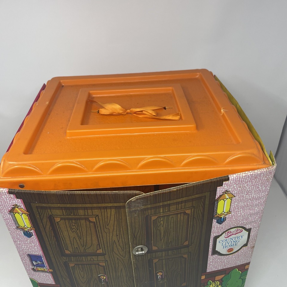 VTG 1973 Barbie Country Living Home Doll House w Furniture No.8662 ...