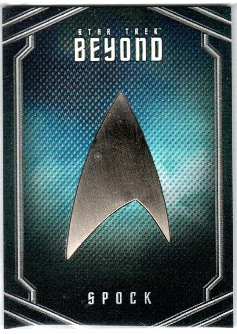 STAR TREK BEYOND MOVIE UB10 ZACHARY QUINTO AS SPOCK UNIFORM BADGE PIN ...