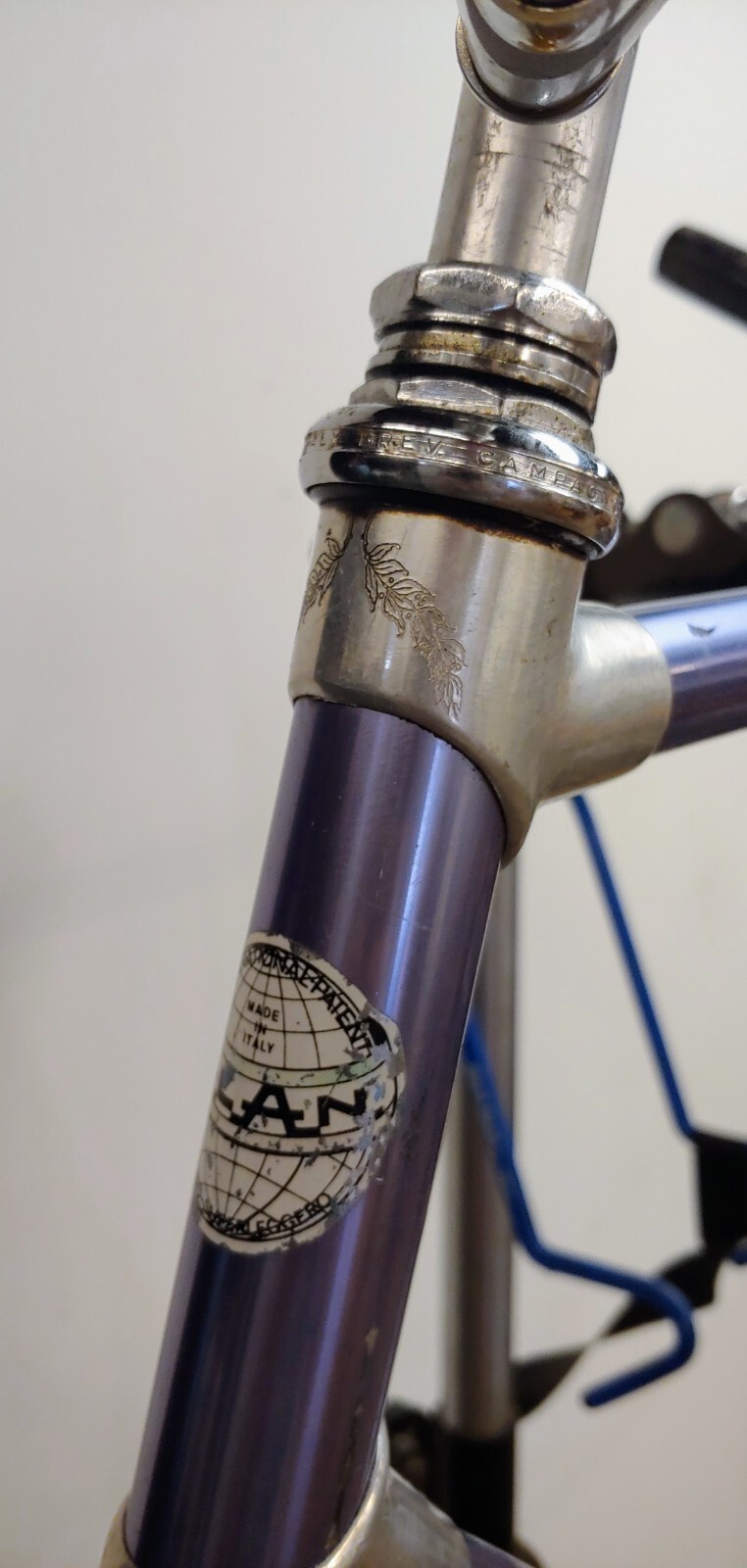 RARE Vintage 80s ALAN Competizione Frame Blue Aluminum 59x58 Cinelli ...