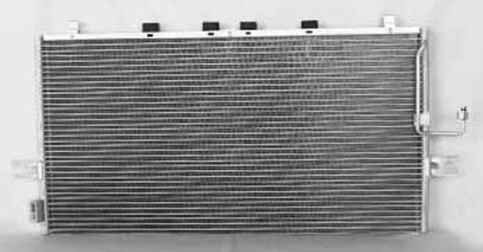 AC CONDENSER FOR NISSAN MAXIMA INFINITI I30 PFC BLOCK FITTING 2000 2001 ...