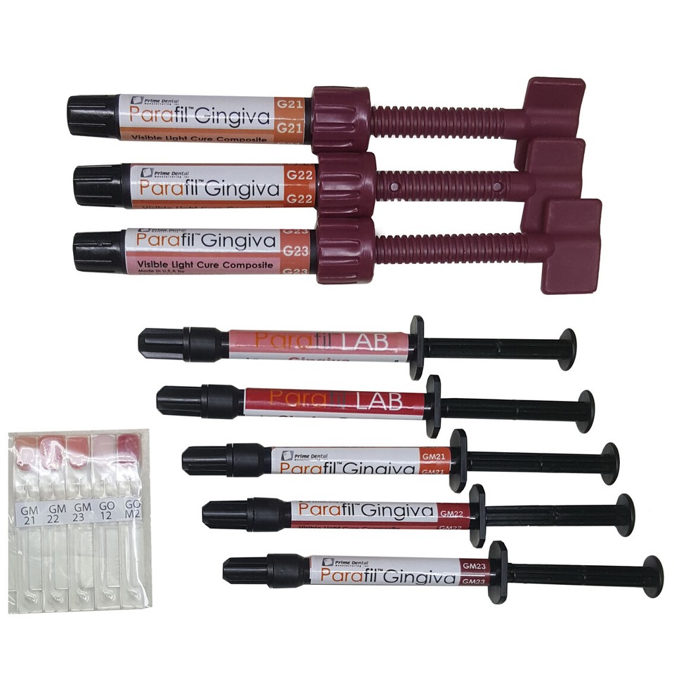 Dental Parafil composite gingiva gum shade kit LC pink tissue ...