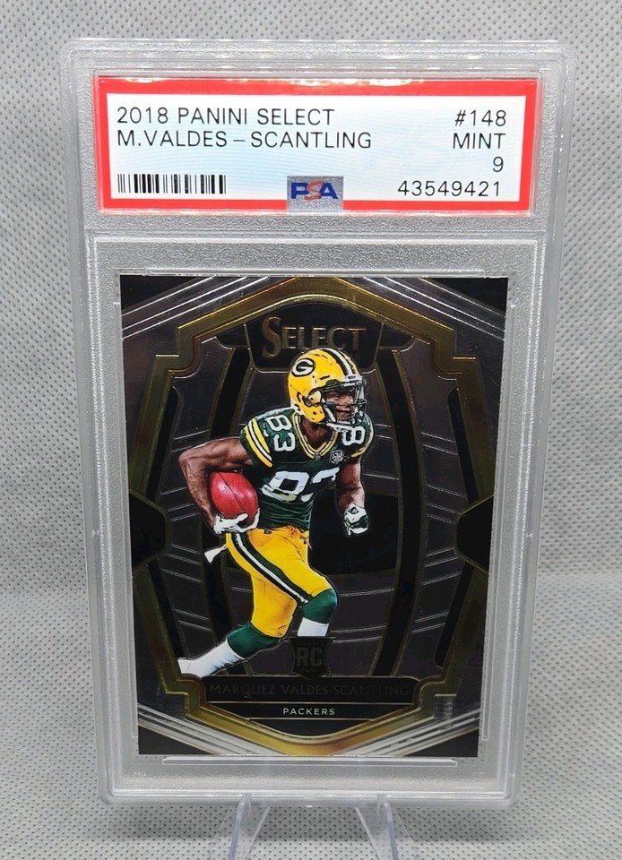 2018 Panini Select Prizm Silver #148 Marquez Valdes-Scantling RC ...