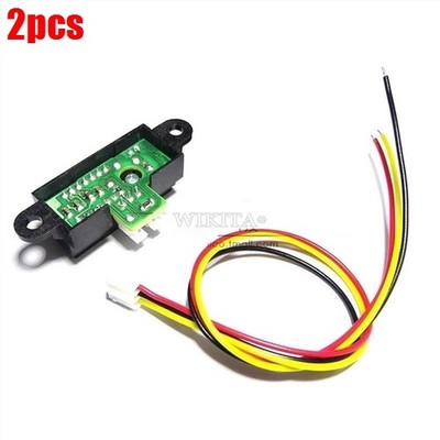 2Pcs Sensor Module GP2Y0A41SK0F Sharp Ir Infrared Range &Cable Ic New ...