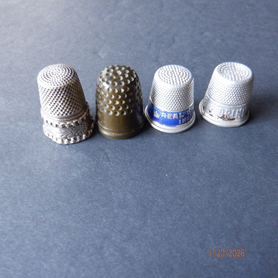 Vintage Thimbles, (2) Advertising Thimbles, | eBay