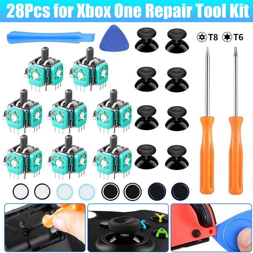 28X Repair Tool Kit for Xbox One Controller 3D Analog Joysticks ...