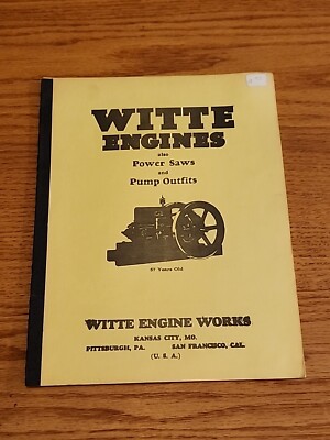 Manuals & Books - Witte Engines