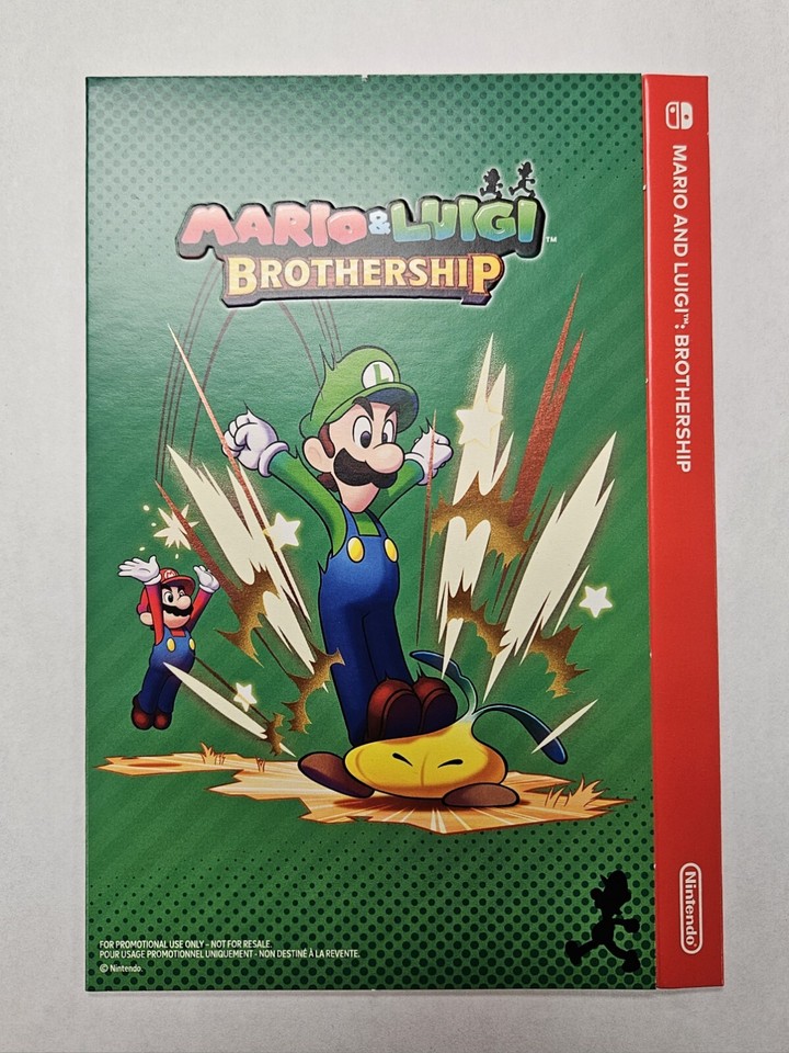 Mario and & Luigi Brothership Nintendo Switch Slip Cover Sleeve ONLY ...
