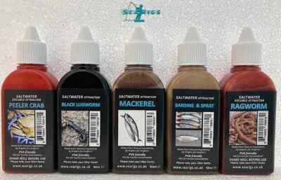 Sea Fishing Saltwater Concentrated Natural Hook Bait Booster Gel Liquid ...