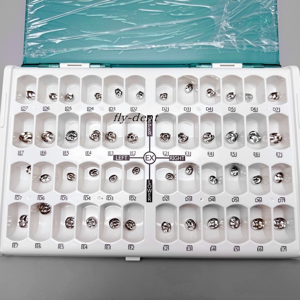 Stainless Steel Dental Kids Primary Molar Crown Pediatric Preformed ...