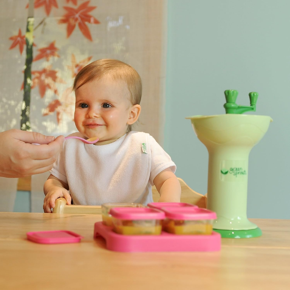 Green Sprouts Fresh Baby Food Mill Manual Puree Maker Dishwasher Safe ...