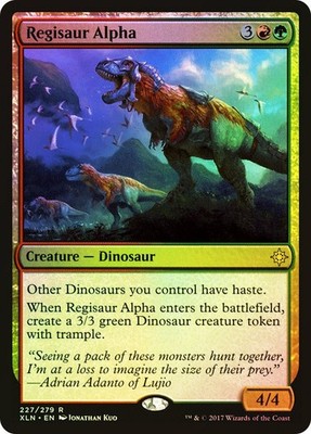 Regisaur Alpha - Ixalan FOIL #227 RARE MAGIC CARD MTG NM-MINT | eBay