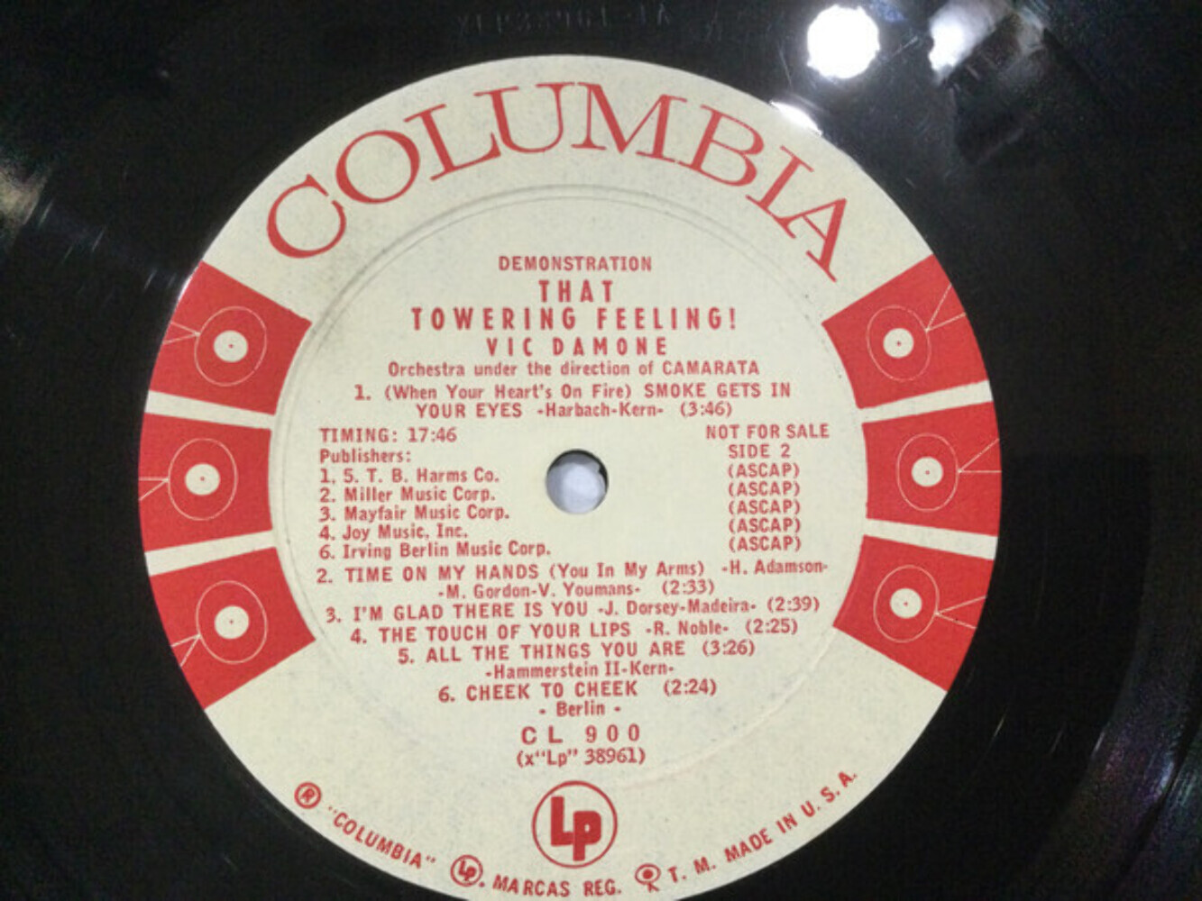 Vic Damone - That Towering Feeling! - Columbia - CL 900 - LP, Album ...
