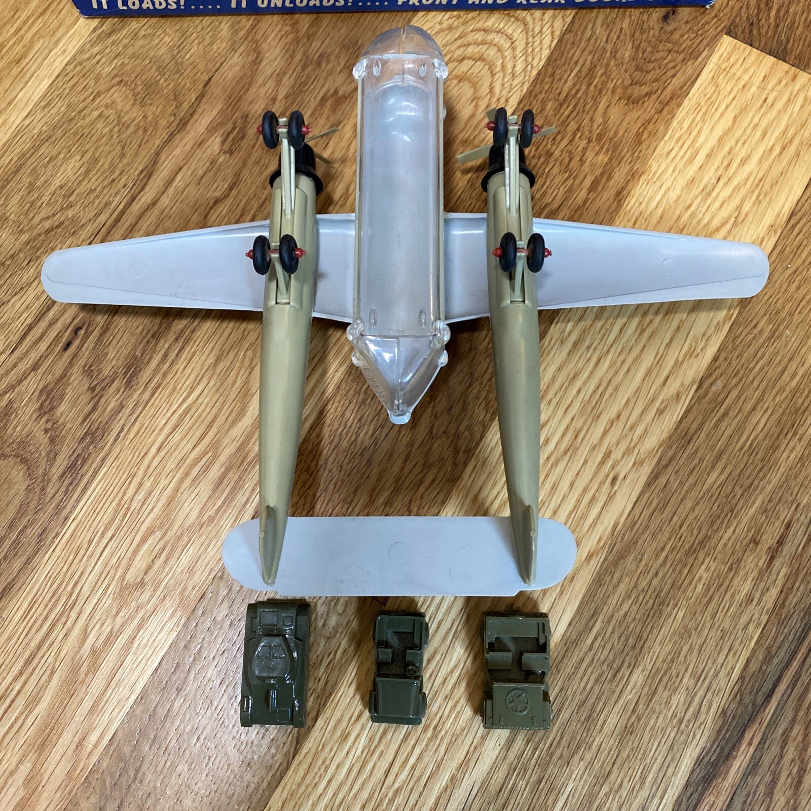 1950’s Swadar Fairchild XC-120 Plastic Pack-Plane with Original Box! | eBay