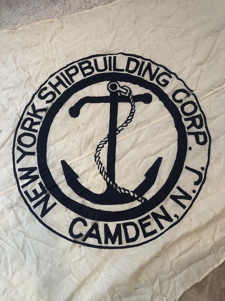 Shipbuilding Logo 1949 50 Years New York Shipbuilding Corporation