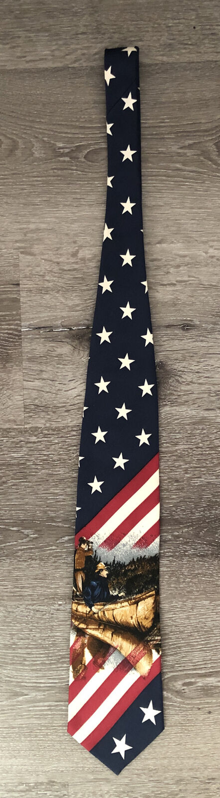 100% Silk Structure American Flag Tie patriotic USA..… - Gem 100% Silk Structure American Flag Tie patriotic USA..… - Gem