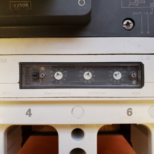 Siemens VL1250 L - 1250a Circuit Breaker for sale online | eBay