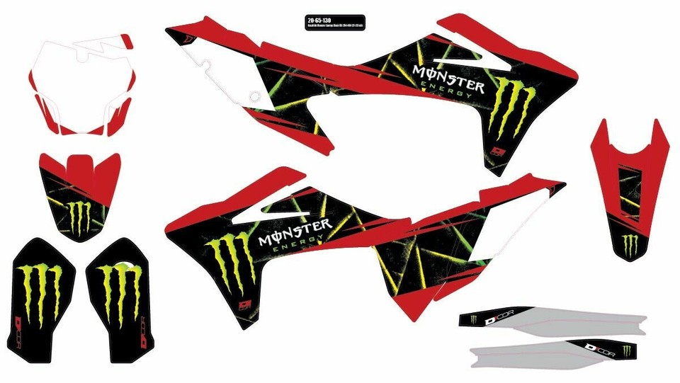 D-COR 2021-2022 Gas Gas MC 125 20-65-130 CMPLT KIT MONSTER ENERGY SLASH ...