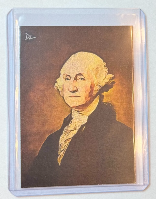 George Washington Platinum Artist Signed "1st US President" Trading ...