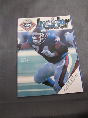 1999 New York GIants vs. New York Jets Program Preseason 8/28 Scott ...