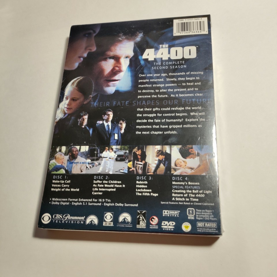 The 4400 - The Complete Second Season (DVD, 2006, 4-Disc Set) NEW ...