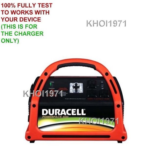 CAR charger power adapter for Duracell Power Pack 600 Car Jump Starter ...